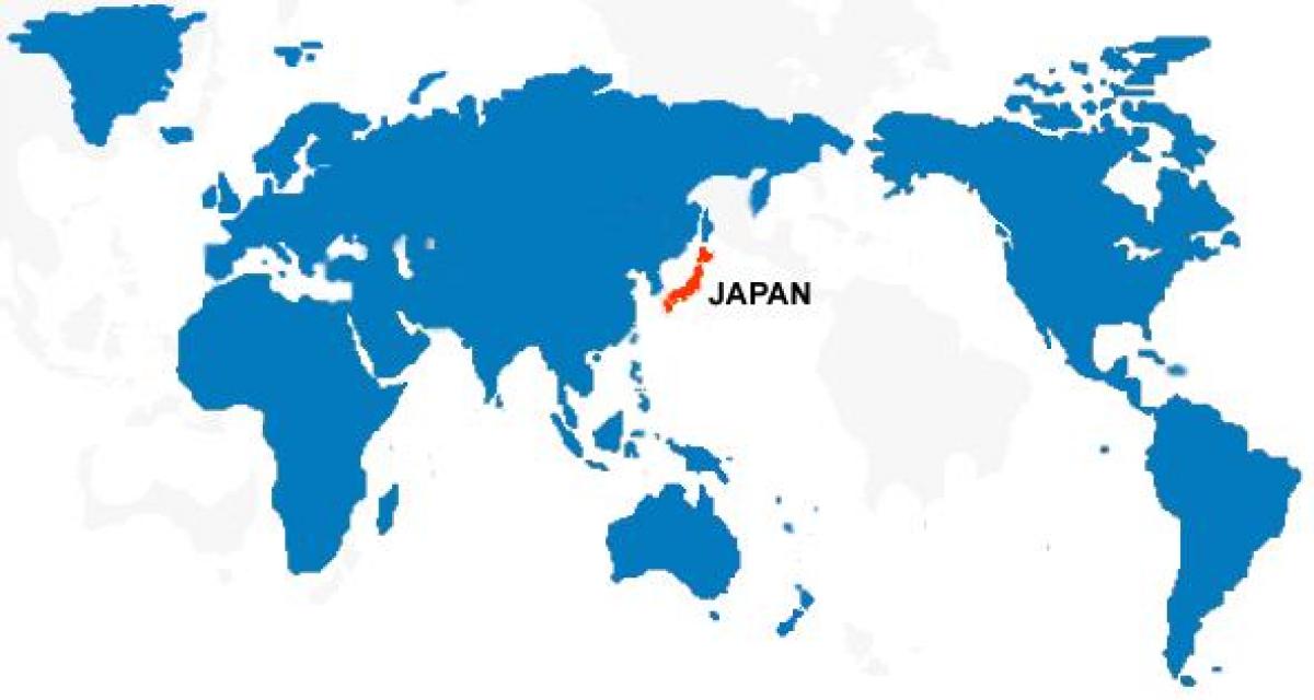 Japan World Map Japan Karta Av Världen Östra Asien Asien